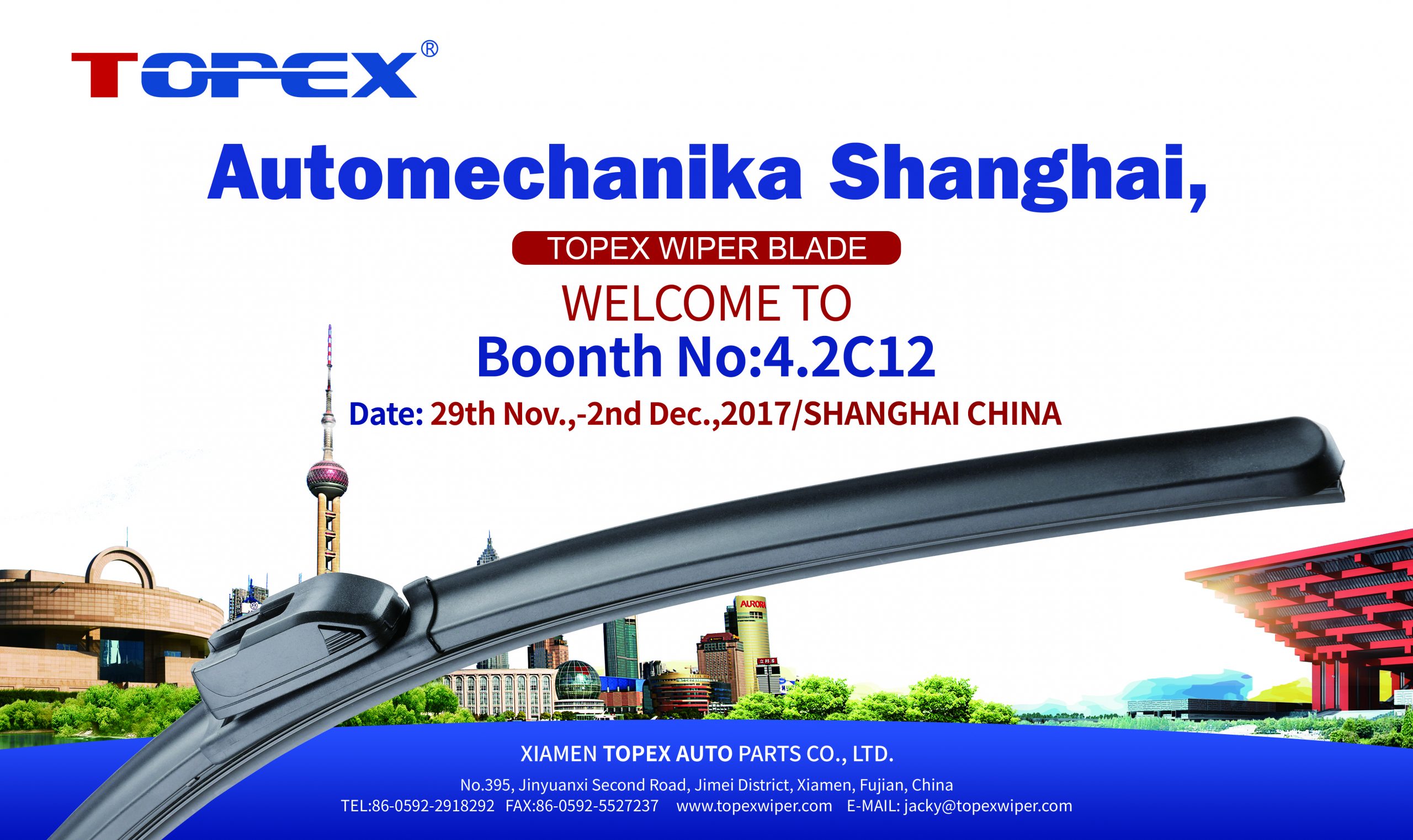 Shanghai Frankfurt Exhibition Topex Waiting Your Visit - TOPEX